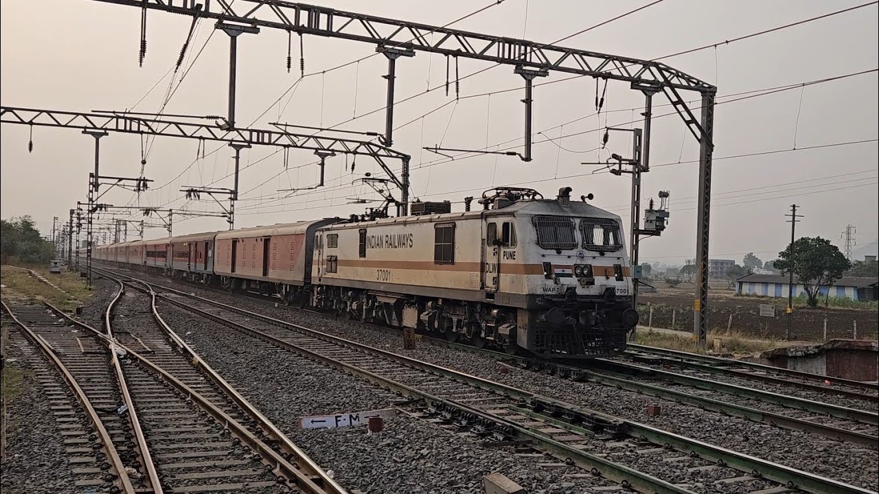 Melodious Train Track Sound at 110 KMPH - YouTube