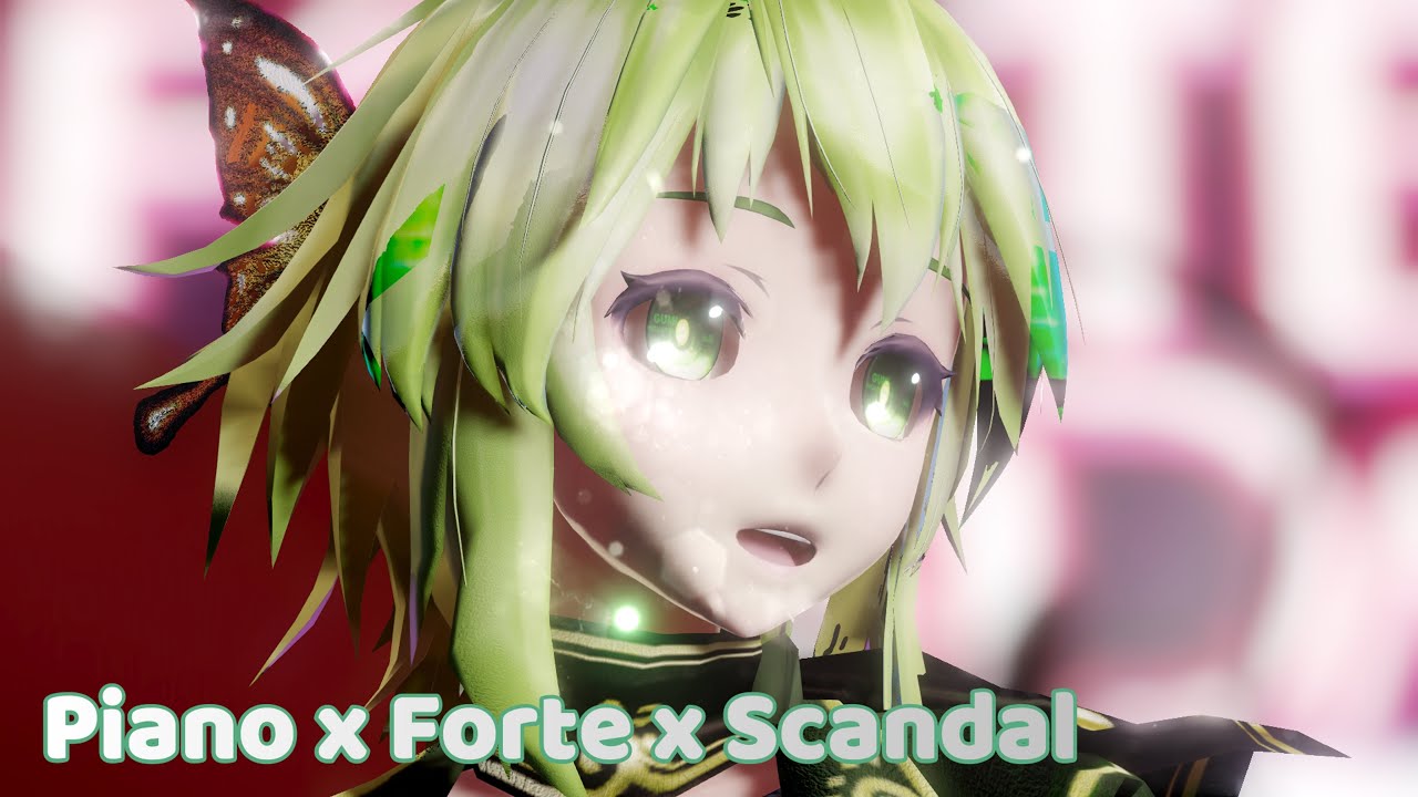 【GUMI AI】 ピアノ×フォルテ×スキャンダル / Piano x Forte x Scandal【VOCALOID6 COVER/MMD】 - YouTube