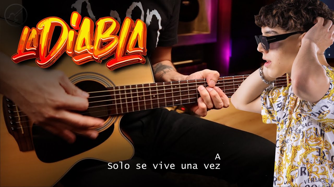 La Diabla - Xavi GUITARRA Cover REQUINTO + ACORDES Christianvib - YouTube