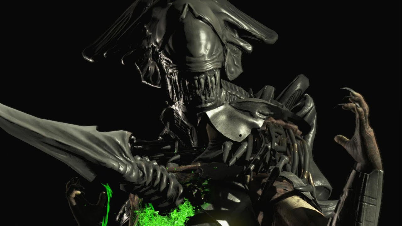 Mortal Kombat X : Alien / Xenomorph Fatalities (MKX) - YouTube