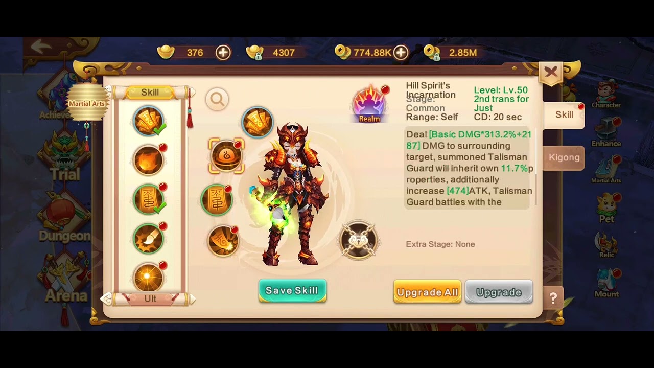 Yulgang Global - How to Summon Talisman Guard Spirit? Warlock - YouTube