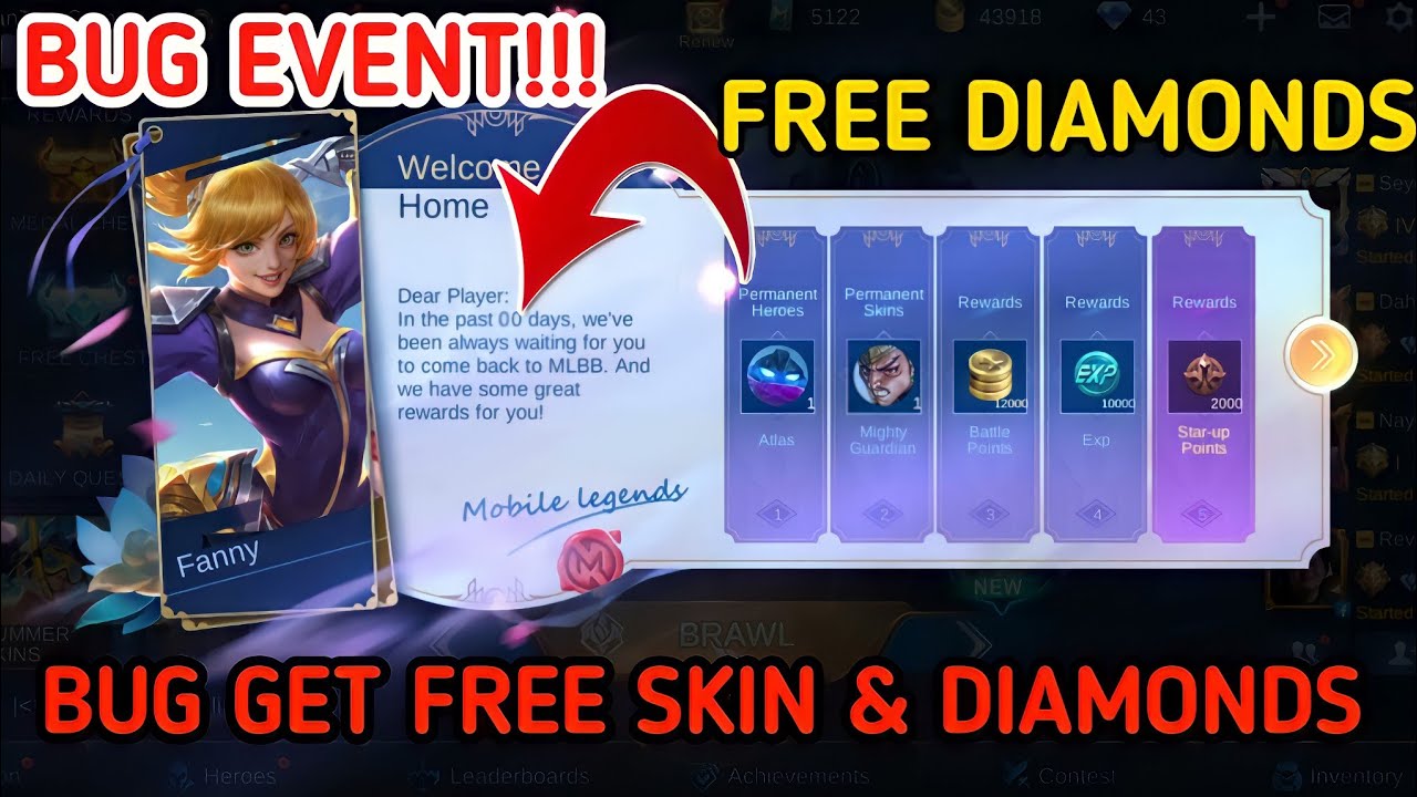EVENT! BUG WARRIOR RETURN FREE SKIN & HEROES AND MORE METHOD STARWARS ...