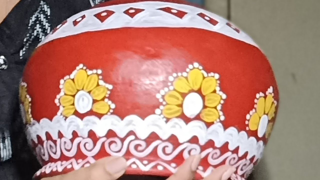 Matki decoration at home 💕#coloring #matkidrawing#2024 - YouTube