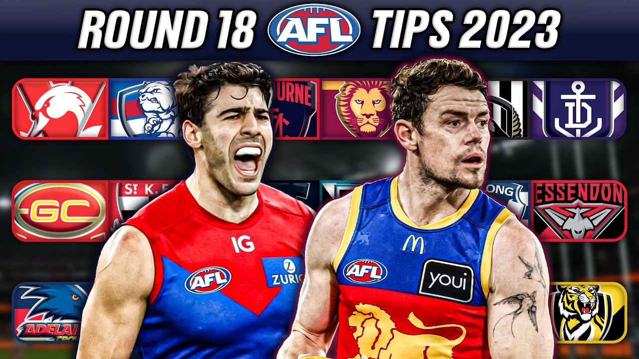 AFL Tips & Predictions | Round 18, 2023 - YouTube