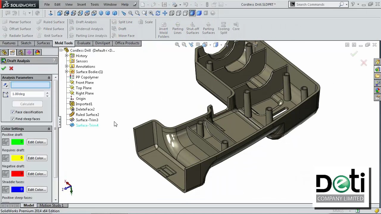 Review การสอน Solid Works : Mold Design Using Solid Works 1 - YouTube