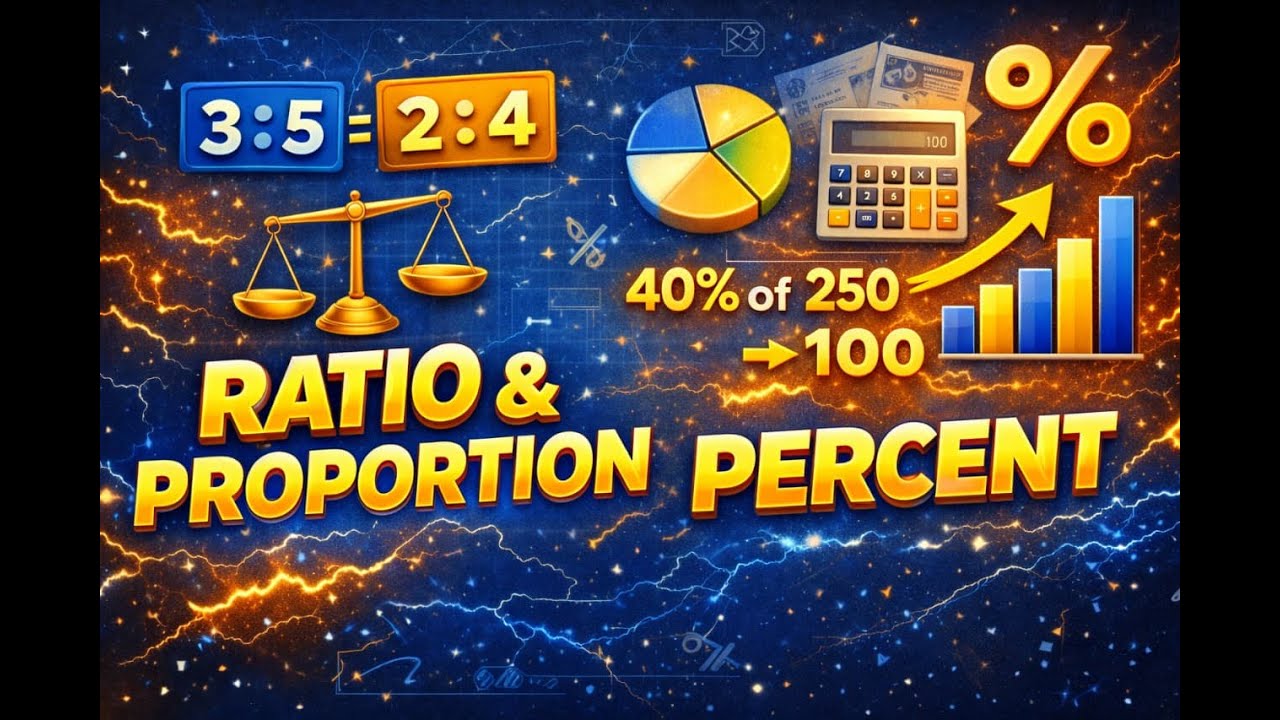 Ratio&Proportion and Percent اهم مراجعات Est1 part 3 - YouTube