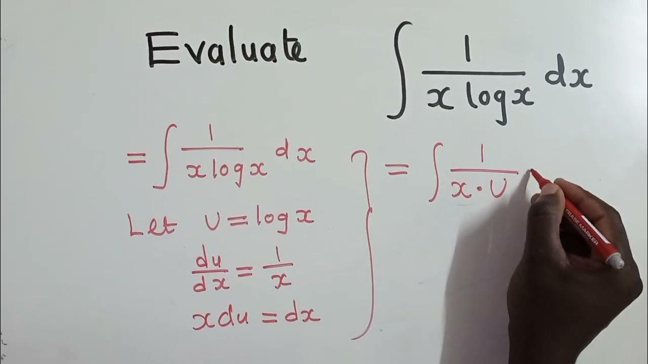 Integral of 1/xlogx with respect to x. Calculus - YouTube