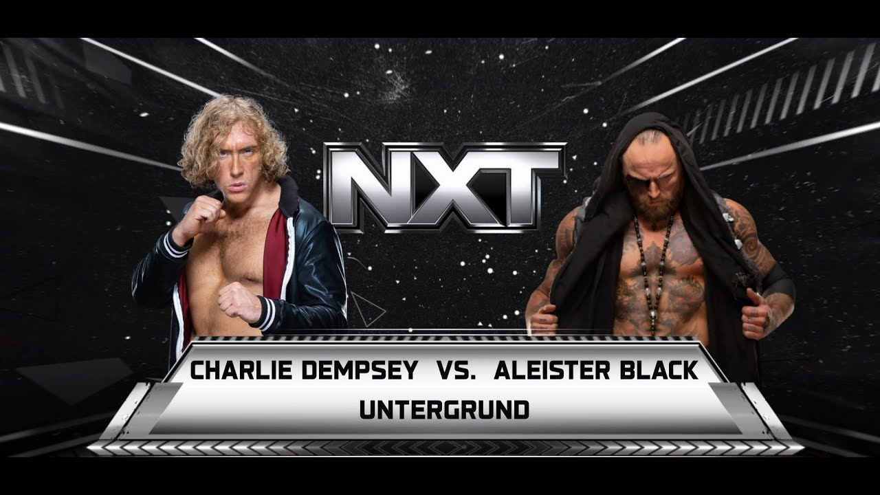 WWE 2K25 Charlie Dempsey vs Aleister Black - YouTube