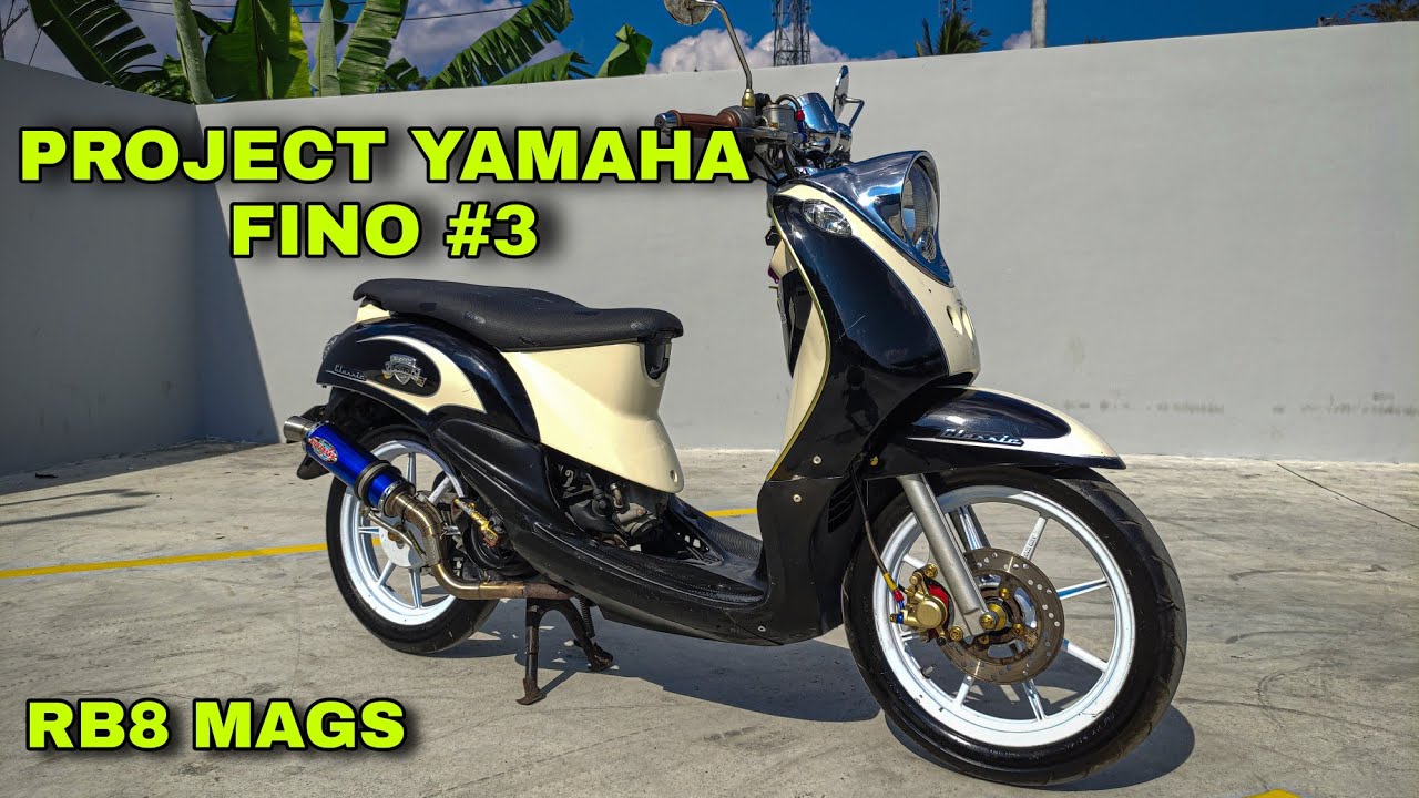 PROJECT YAMAHA FINO #3 | RB8 MAGS | BUFFING | WAX - YouTube