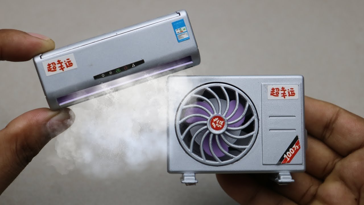 Mini Air Conditioner Unboxing & Test Video || Best Gadgets Solar AC ...