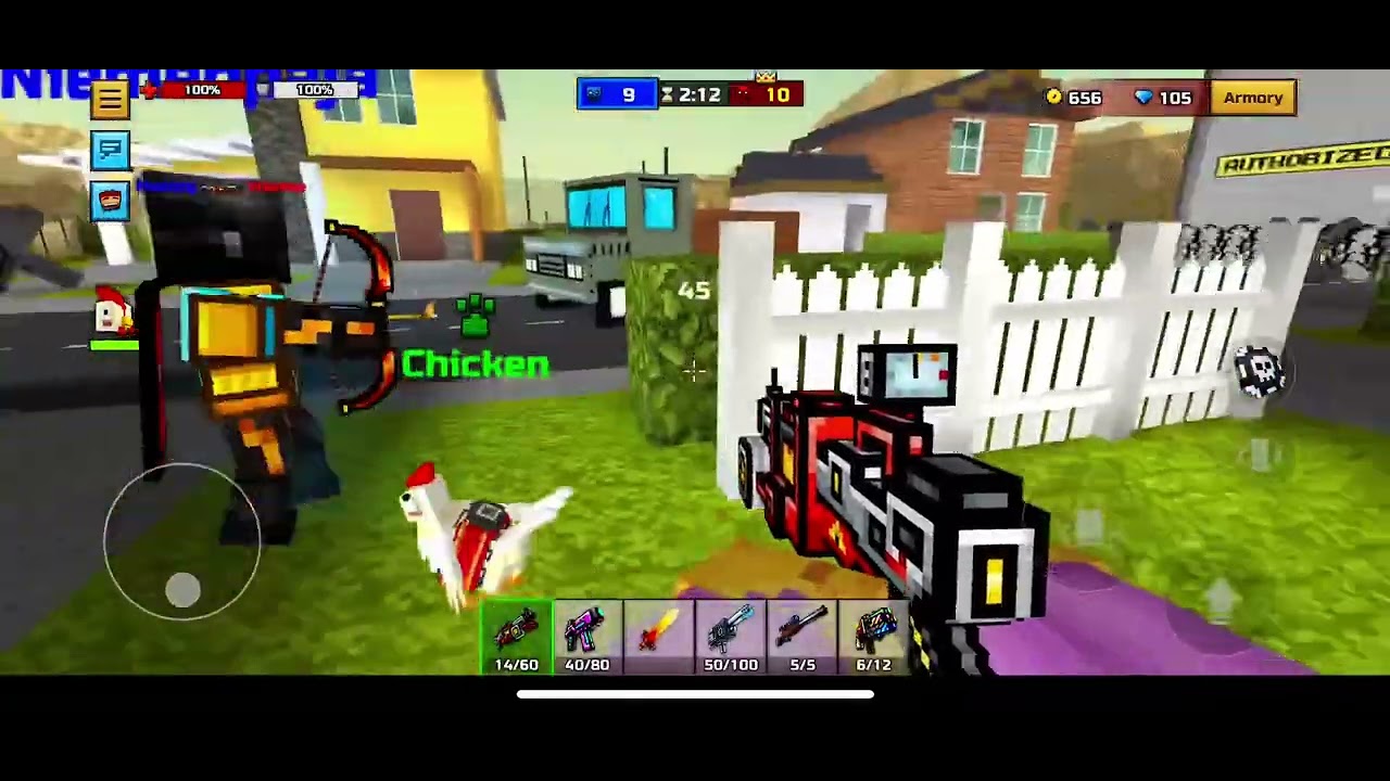 Pixel gun 3D nuclear city tournament - YouTube