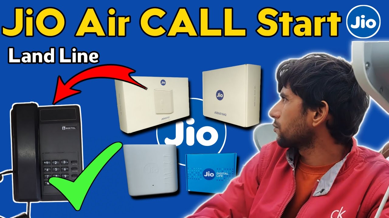 Jio Airfiber Land line Calling Start | How To setup Jio Air Calling ...