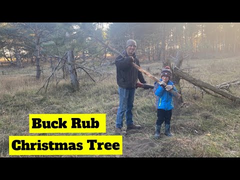 Buck Rub Chrismtmas Tree - YouTube