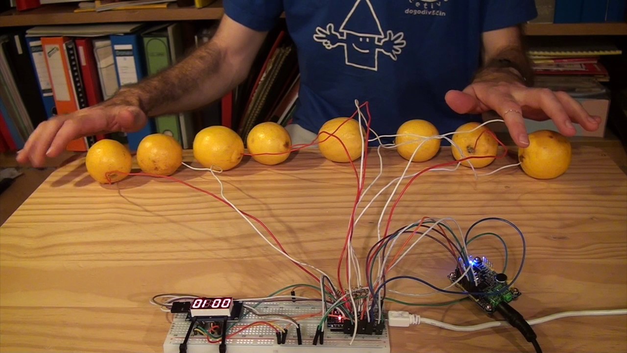 Koncert za limone in Arduino / Concert for Lemons and Arduino - YouTube