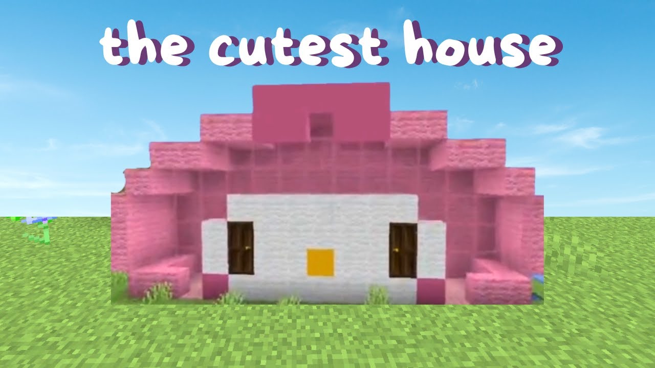 Minecraft House Tutorial : My Melody - YouTube