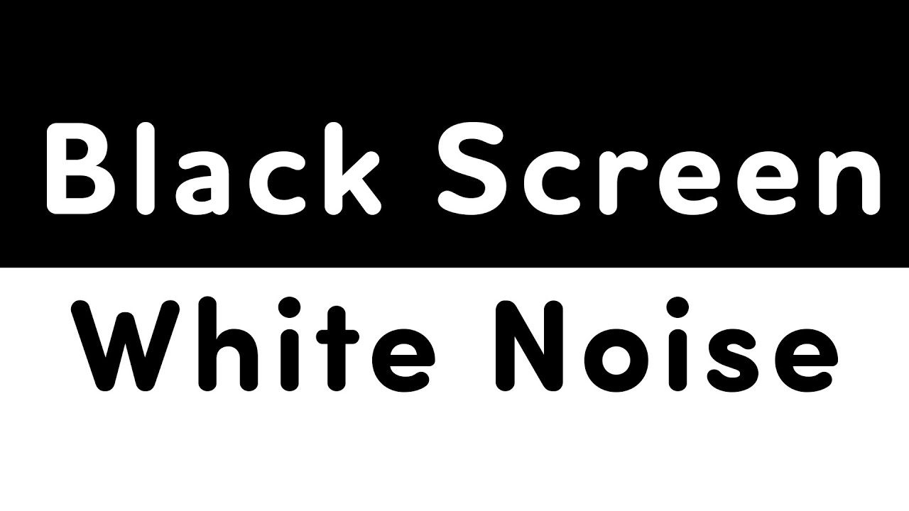 White Noise | Dark Screen | Relax, Study, Sleep | 10 Hours - YouTube