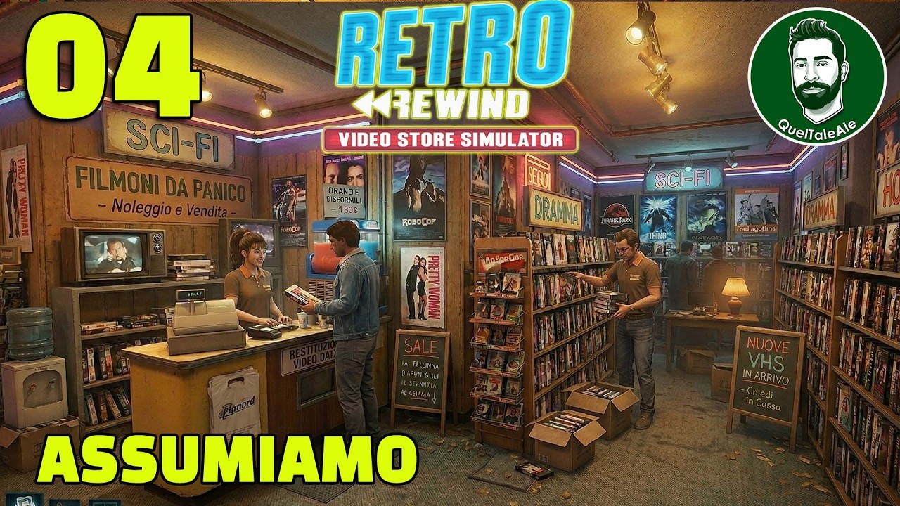Retro Rewind Video Store Simulator - ASSUNZIONI - Gameplay ITA - 04 ...