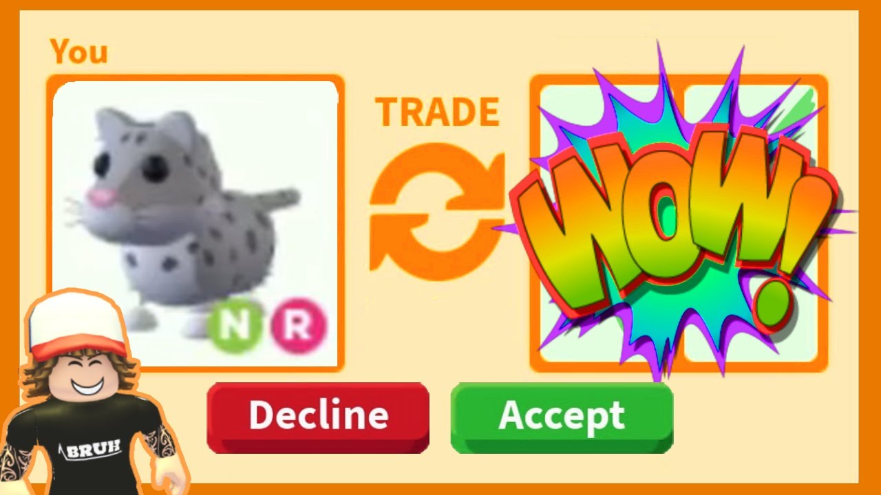 7 Offers For Neon SNOW LEOPARD | Traded It 🤩| Adopt Me Trading - YouTube