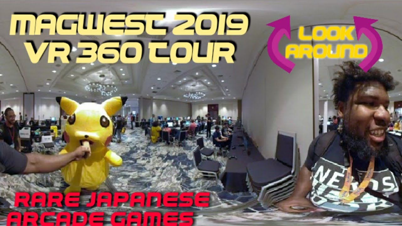 MagWest 2019 VR 360 Tour **Rare Japanese Arcade Games** - YouTube