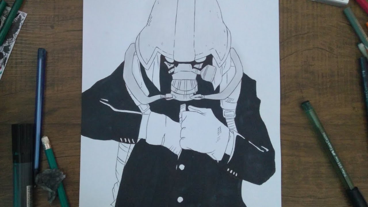 Speed drawing mustard (Boku no hero academy) - YouTube