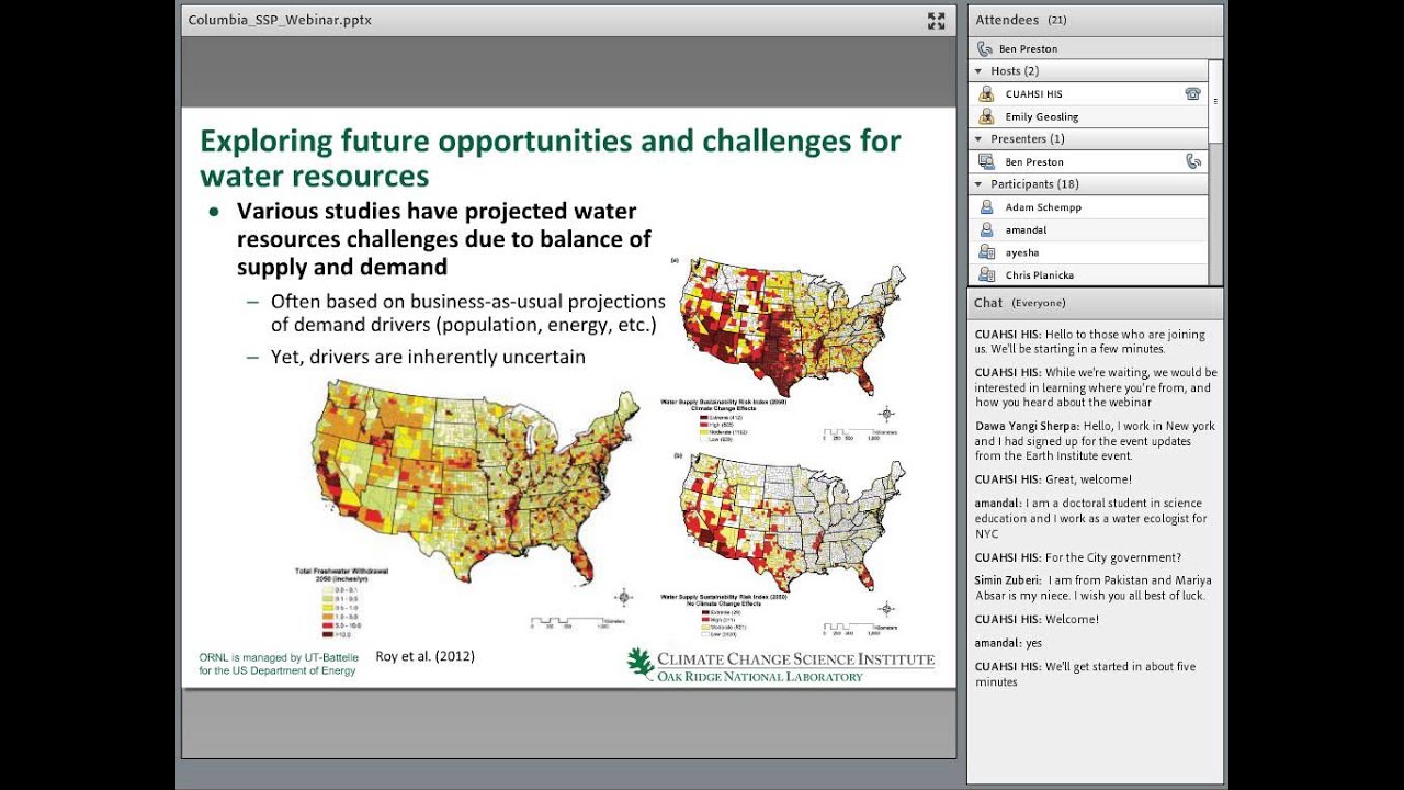 2015: Using the Shared Socio-Economic Pathways to Develop Regional ...