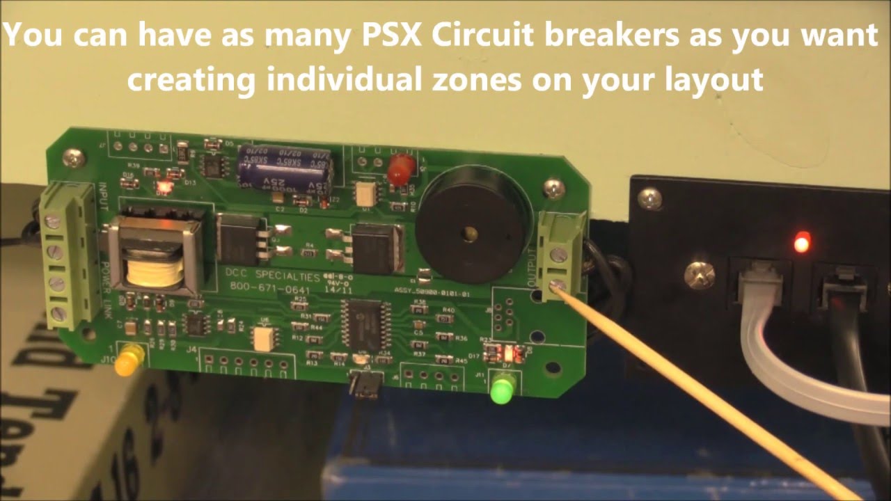 NCE Power Cab & ESU Programmer with PSX Circuit Breaker & for Bench ...