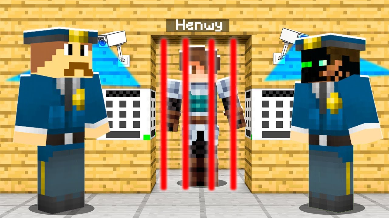 I TRAPPED My FRIEND in a Minecraft PRISON! - YouTube