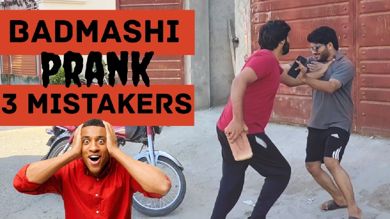 Badmashi Prank Part 2 | funny video | 3 mistakers #funny #memes #viral ...