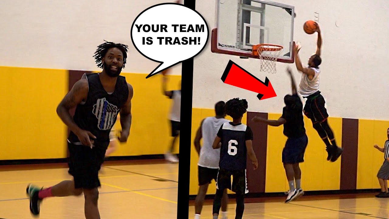 Trash Talking TEAM Gets EXPOSED! Men's League Basketball! - YouTube