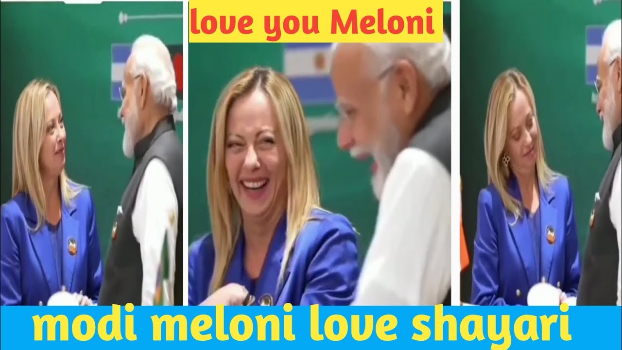 modi meloni love shayari || modi ji song || modi meloni love story ...