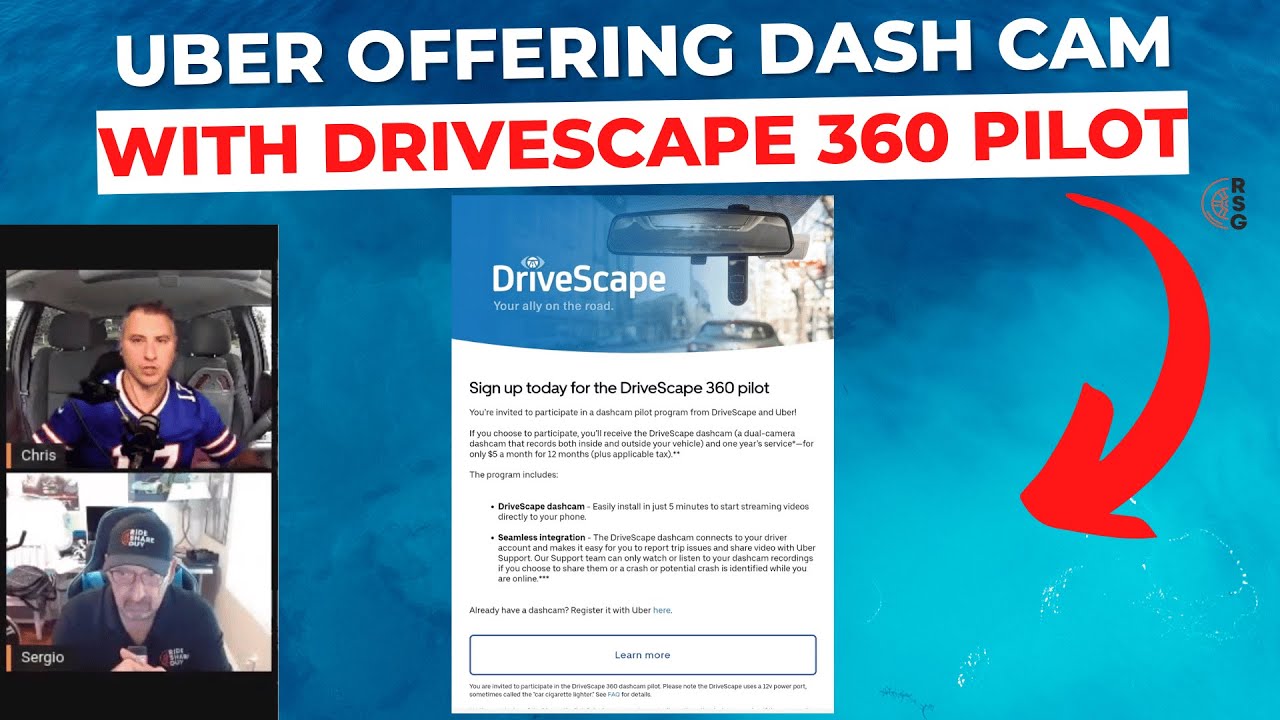 Uber Offering Dash Cams With DriveScape 360 Pilot - YouTube
