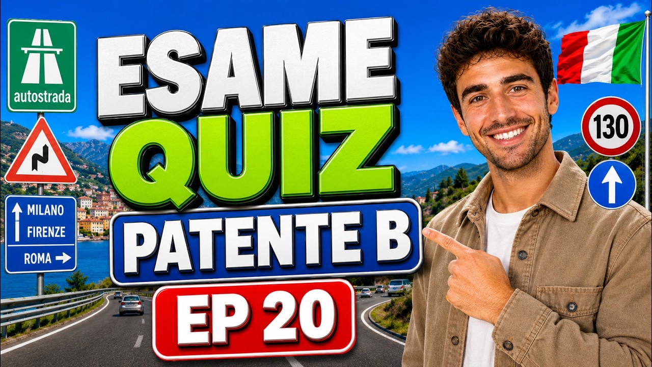 Ep 20 – Quiz Patente B 2026 – 30 Domande con Spiegazioni chiare - YouTube