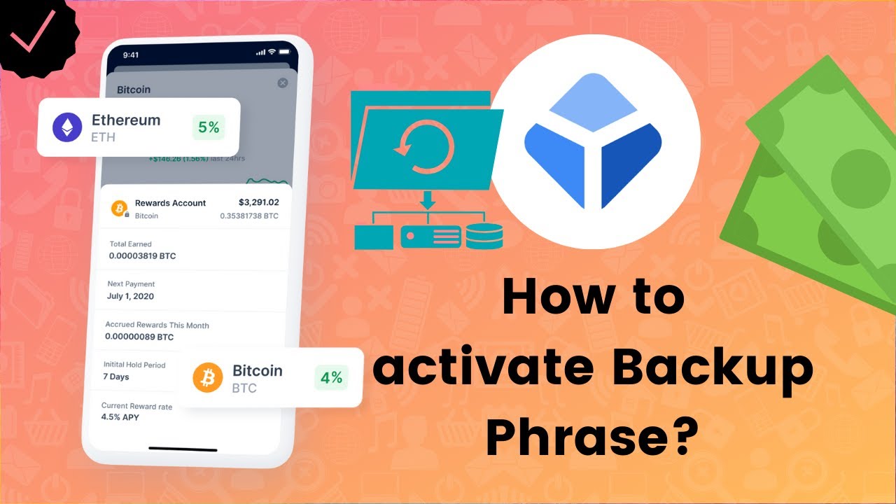 How to activate Backup Phrase on Blockchain Wallet? - YouTube