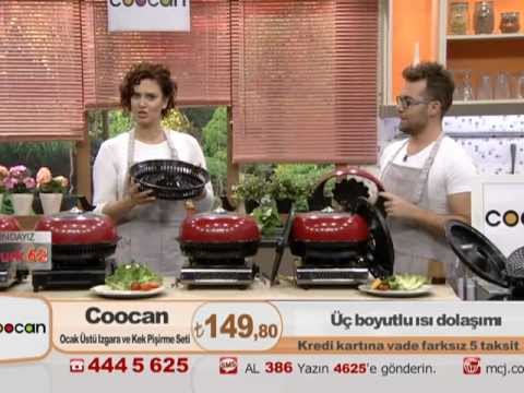 Coocan Ocak Üstü Izgara & Kek Pişirme Seti