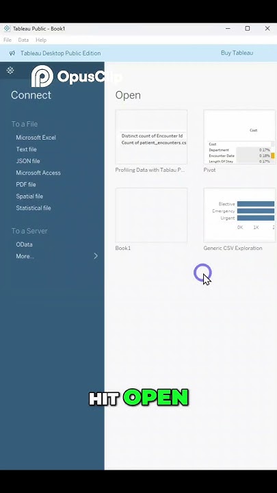 Tableau Public Tutorial Connect & Visualize Data! #microsoft #podcast #howto #tableau - YouTube