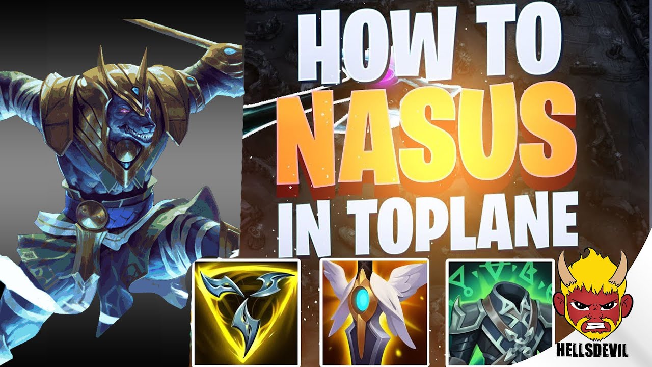 WILD RIFT | HOW TO NASUS TOP! (Best Build + Runes) | Nasus Gameplay ...