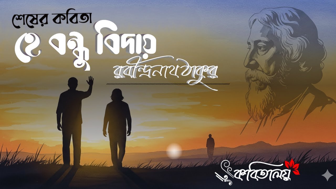 শেষের কবিতা , হে বন্ধু বিদায়, কবি গুরু রবীন্দ্রনাথ ঠাকুর । Hey Bondhu ...