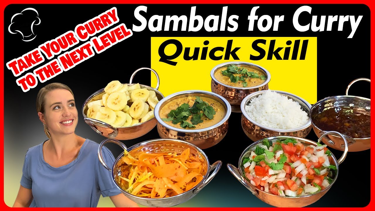 Quick Skills - The best sambals for Curry! - YouTube