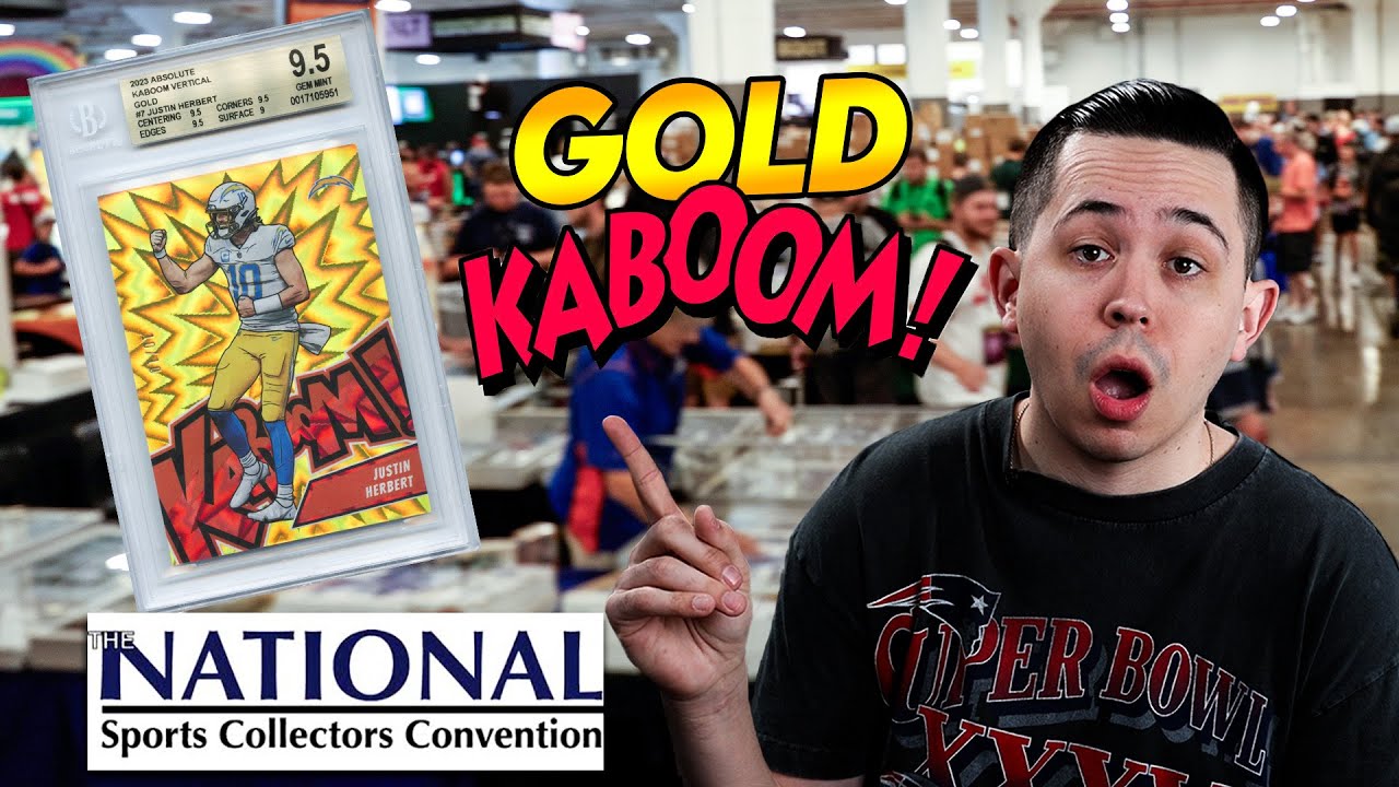 I Picked Up a HUGE Gold Kaboom At The National Card Show 💥 - YouTube