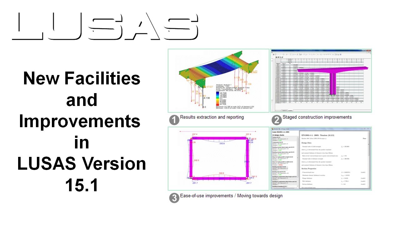 Webinar: New features and improvements in LUSAS Version 15.1 - YouTube