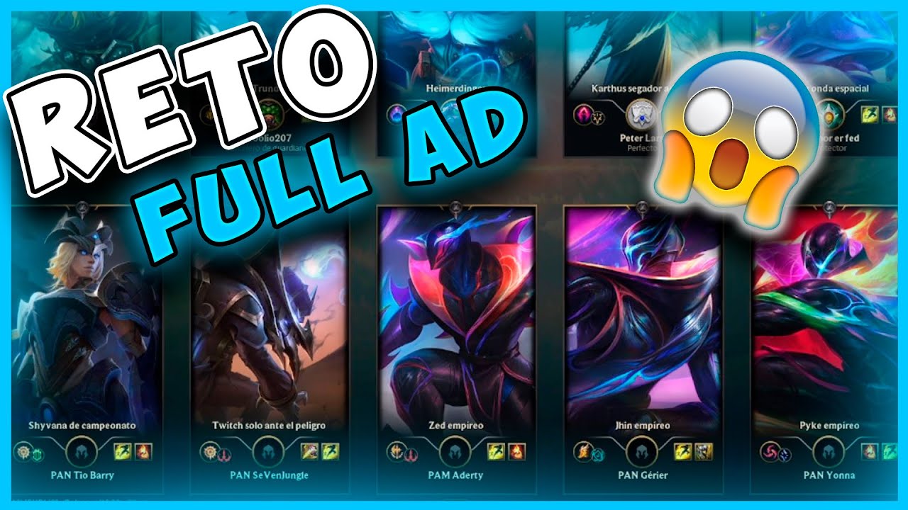 👀 EQUIPO FULL AD CON ZED MID *RETO* - FlexQChallenge con el Equipo ...