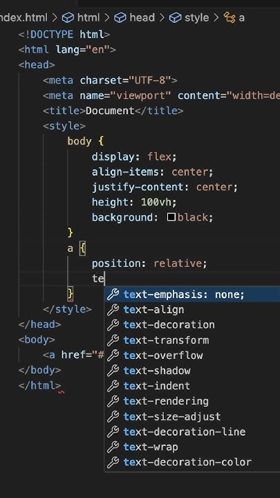 How To Make Link Effect | Html Css - YouTube