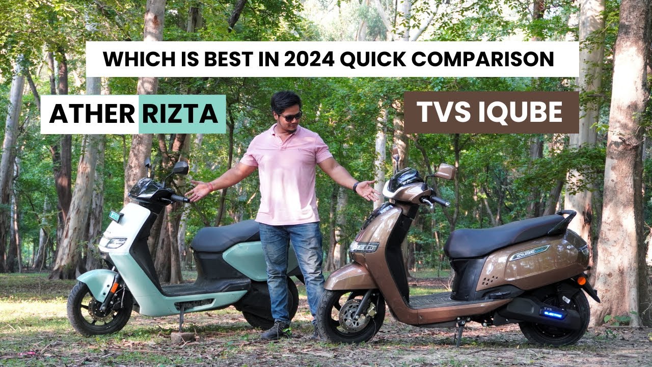 2024 Tvs iQube Vs Ather Rizta (2024) Which EV SCOOTER Is Worth Buying ...