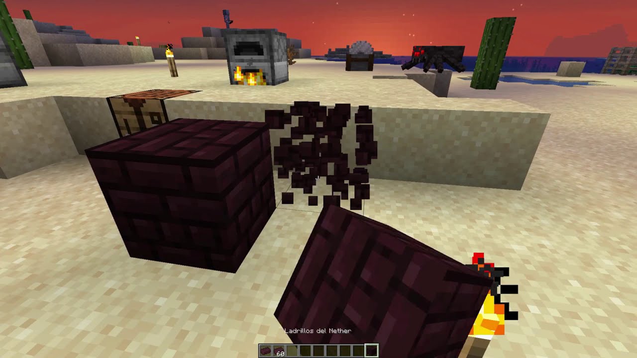 Minecraft 1.16 | Como HACER LADRILLOS Del NETHER - YouTube