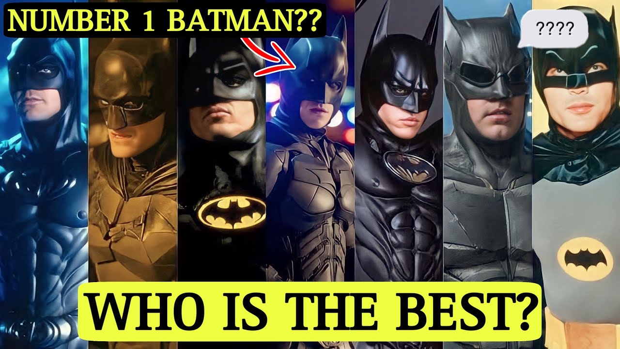 Batman Actors Ranked || Who Is The Best Batman || Batman Ranking - YouTube