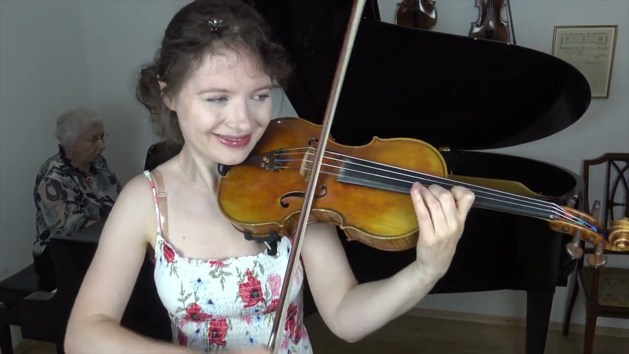 Beethoven - Spring Sonata Mov IV - Caroline Adomeit, violin - YouTube