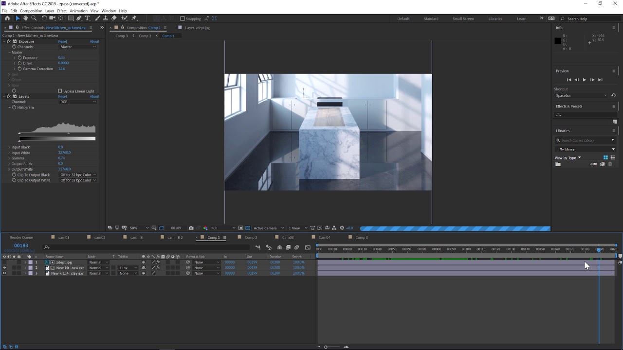 Z Depth Transition tutorial - YouTube