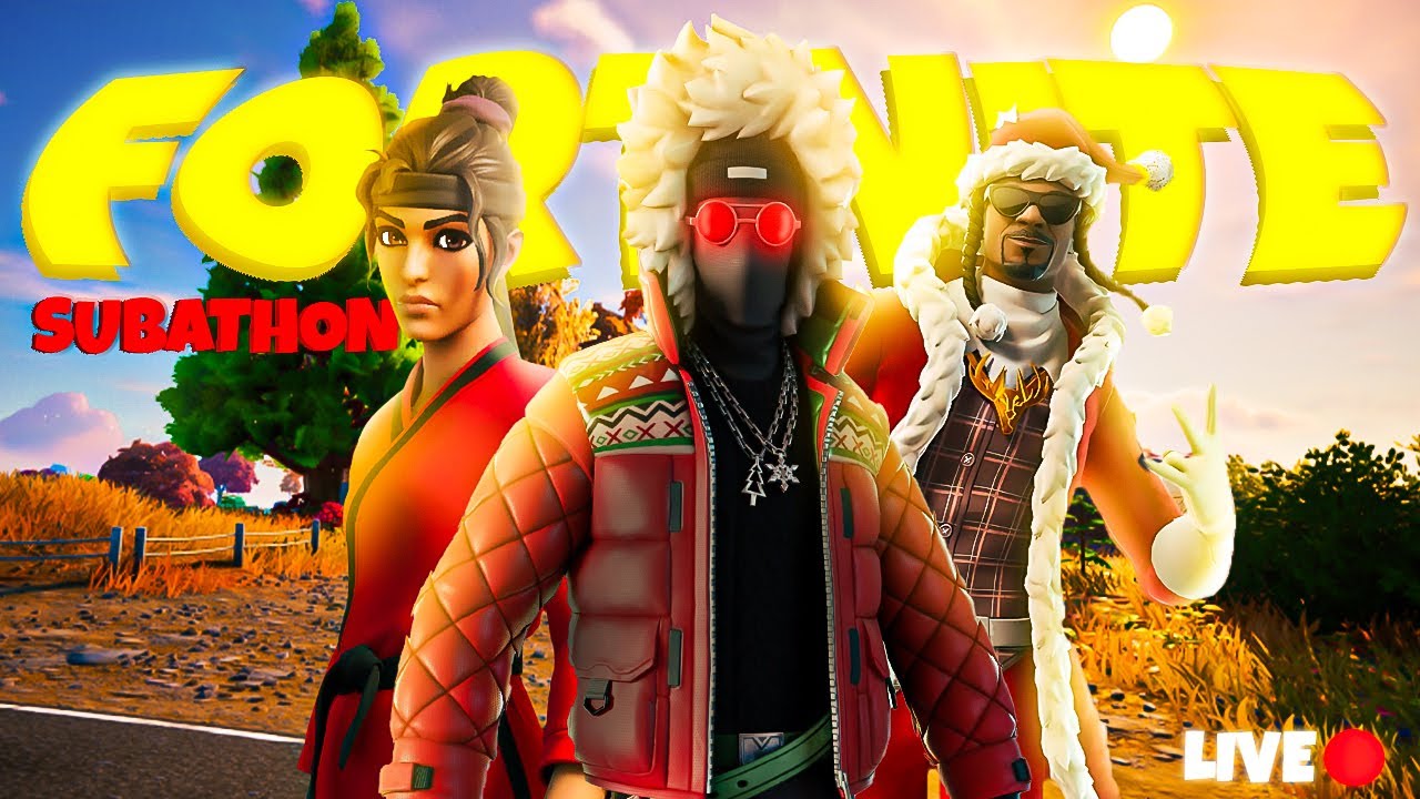 FORTNITE 200 SUBATHON - LIVE!! - YouTube