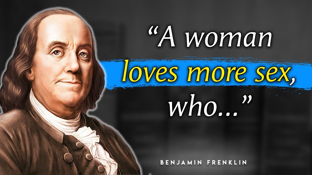 Benjamin Franklin Life Lessons And Quotes - YouTube