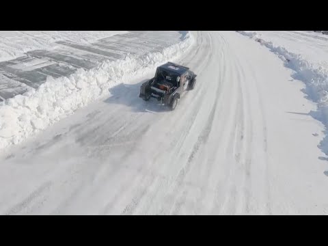 China's off-road ice racing event concludes in Heilongjiang - YouTube